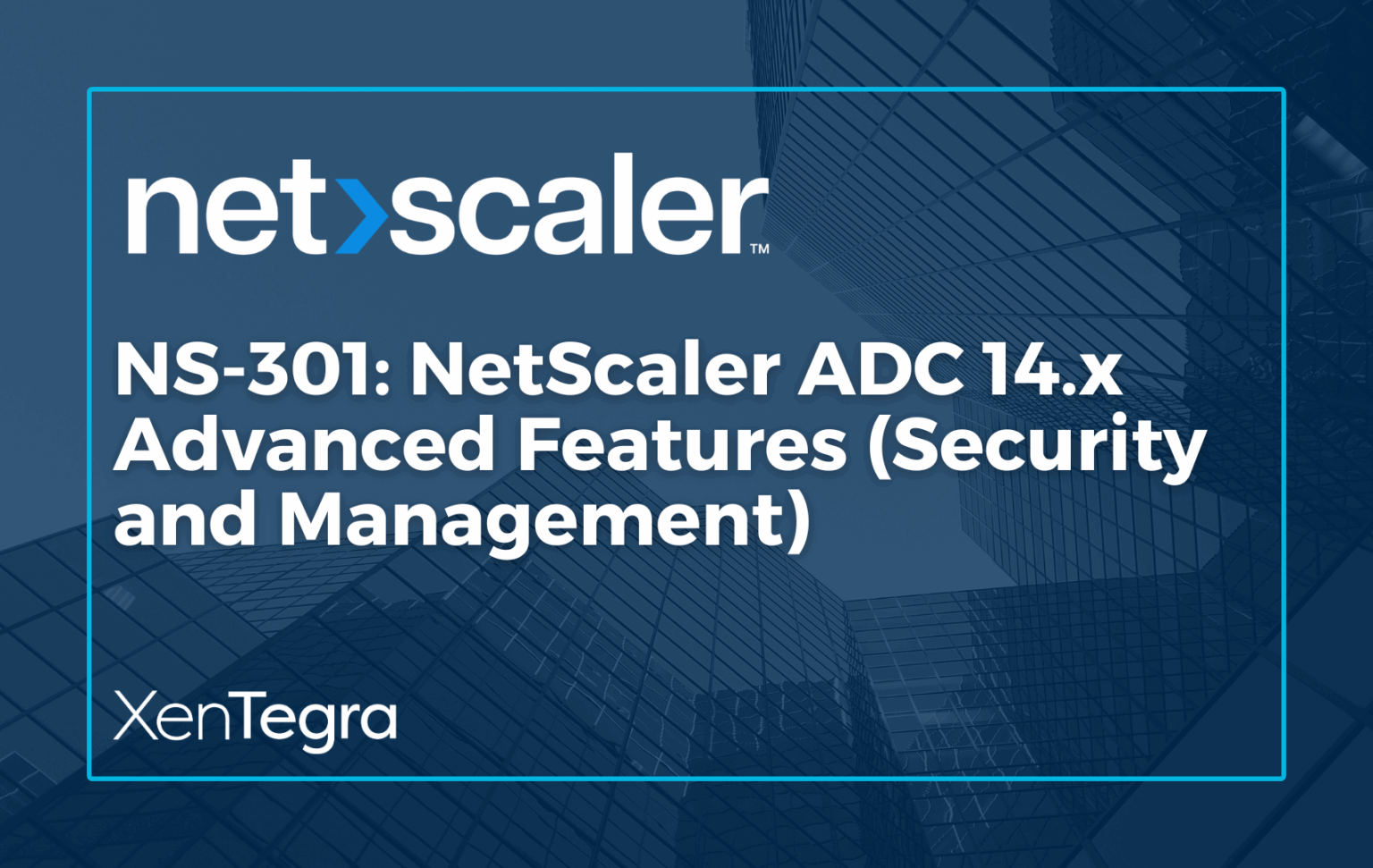 NetScaler ADC 14.x Advanced Features (Security and Management)